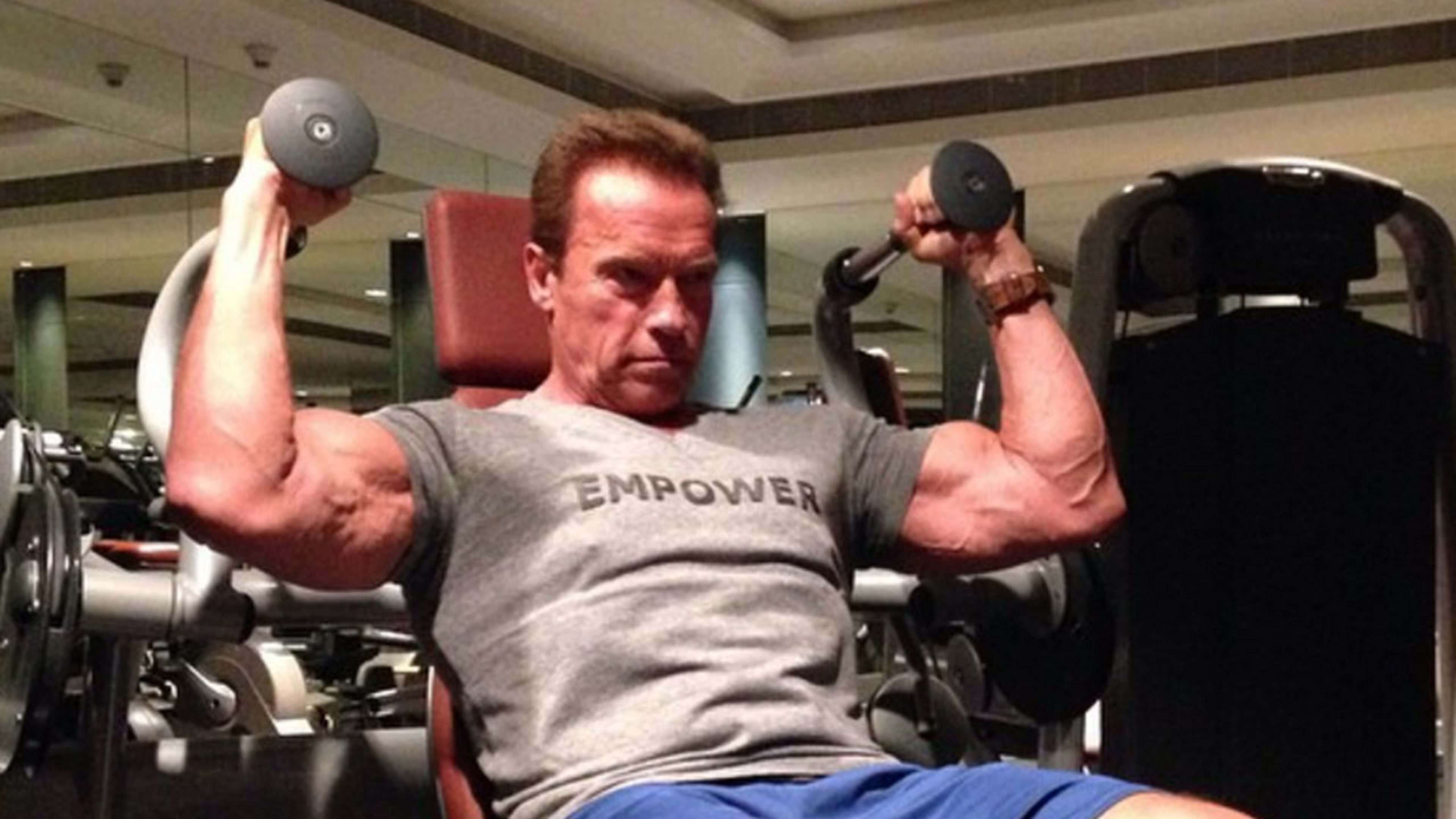 arnold bench press today