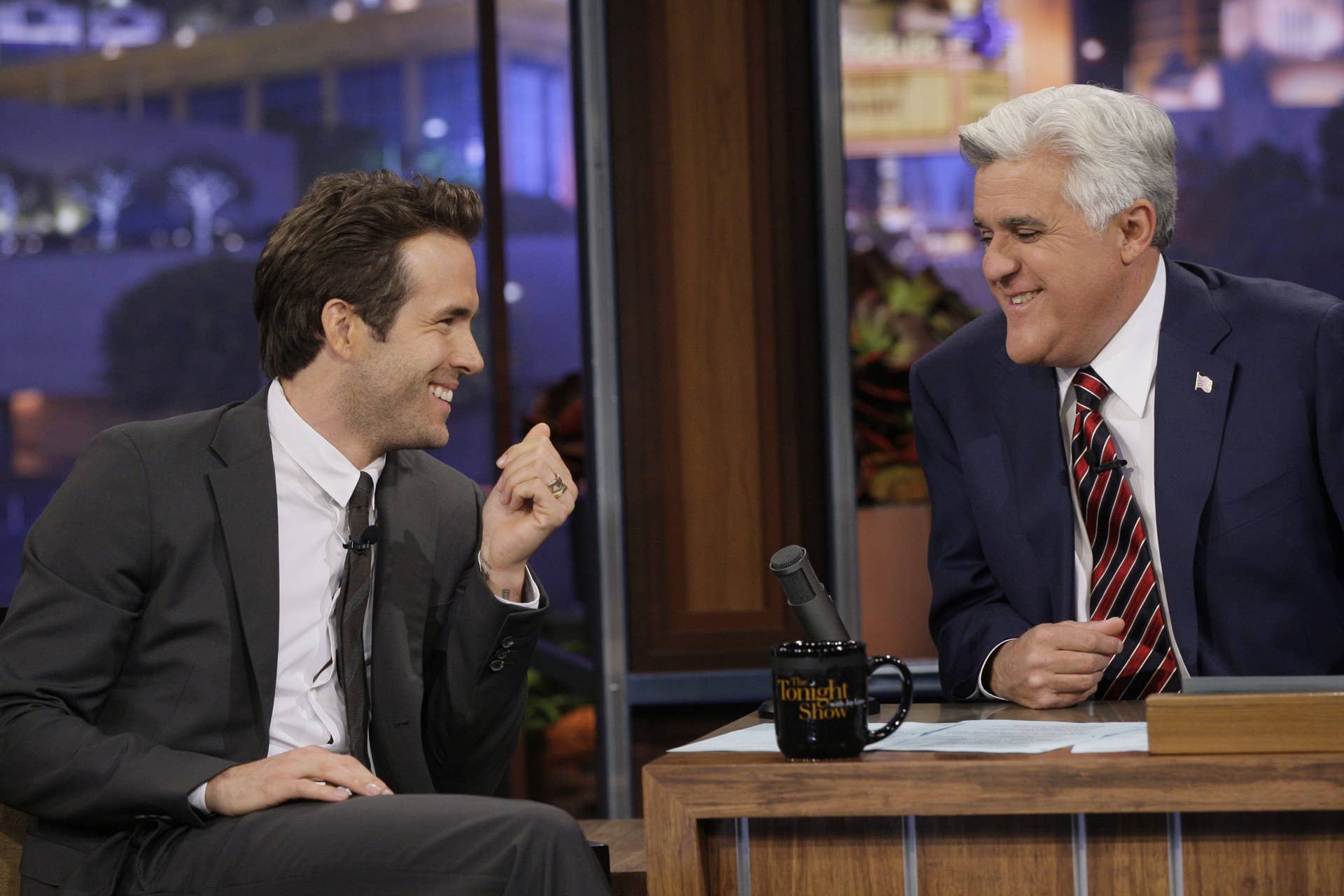 Ryan Reynolds and Conan O'Brien Reignite Jay Leno Conspiracy Theories ...