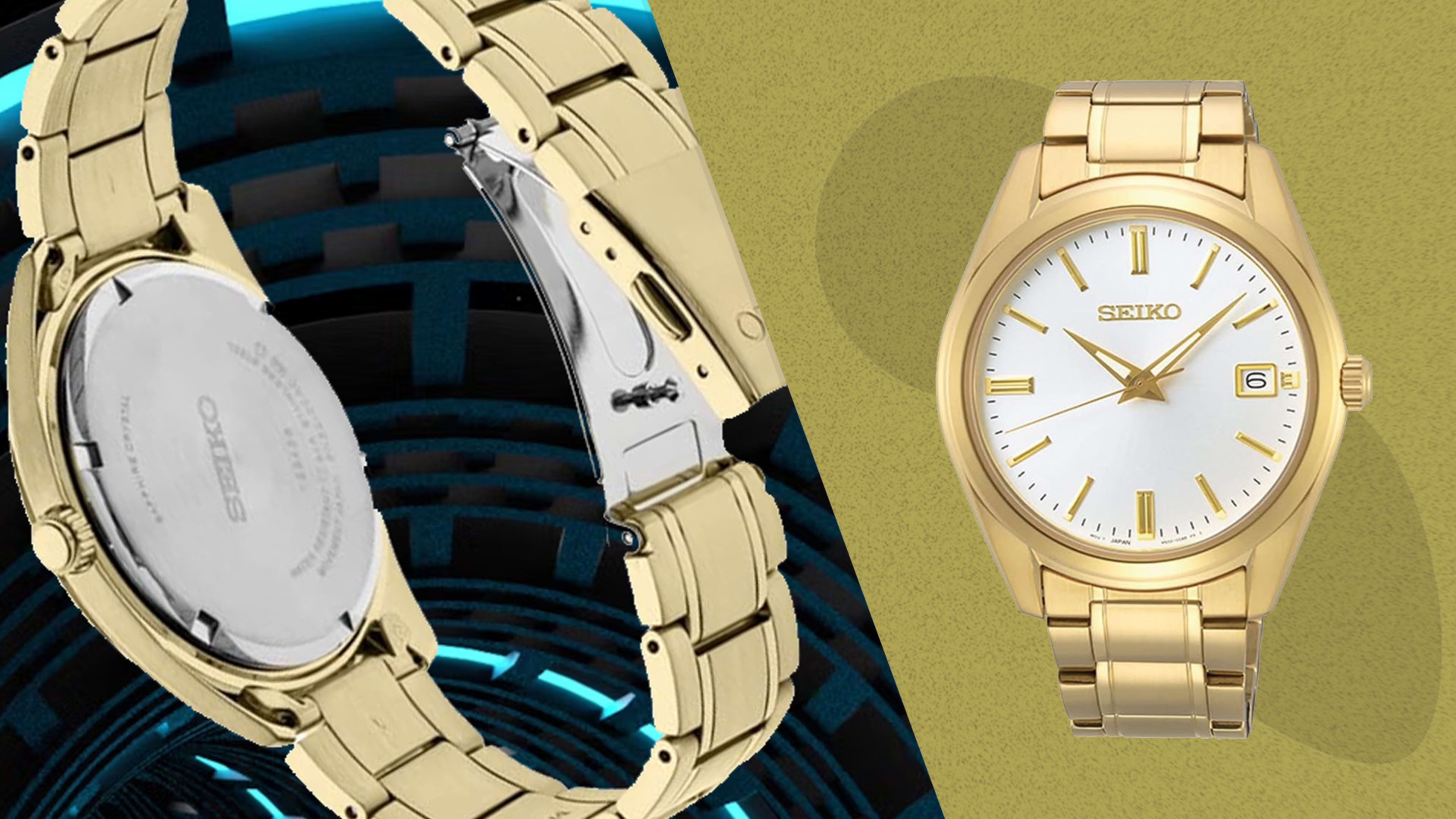 This Seiko Two-Tone Gold Watch Is 41% Off at Amazon - Men's Journal
