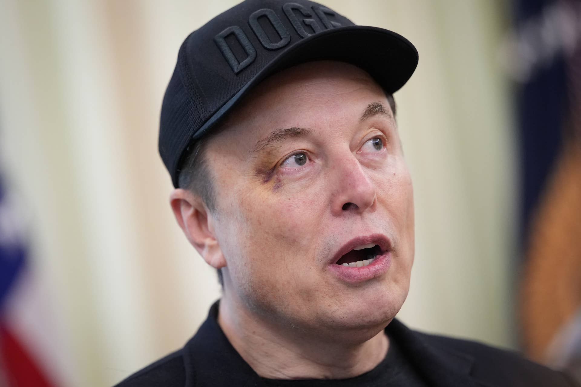 Elon Musk Shows Up With Black Eye to Major Event - Men's Journal