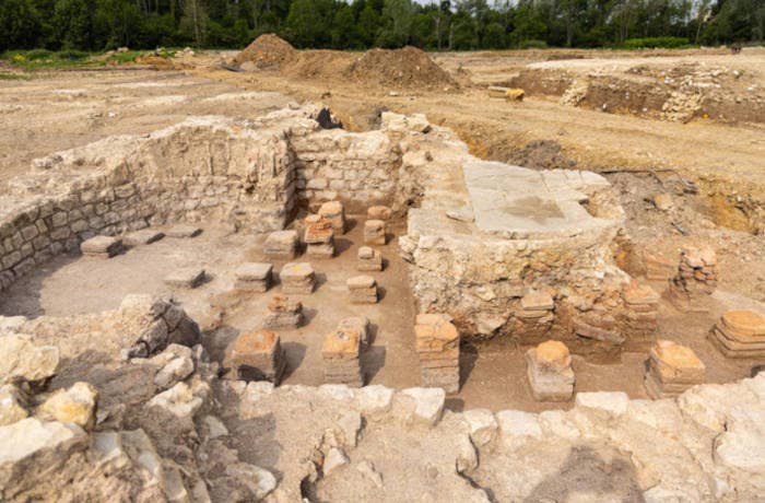 Ancient Roman Villa, Largest of Its Kind, Unearthed in France - Men's ...