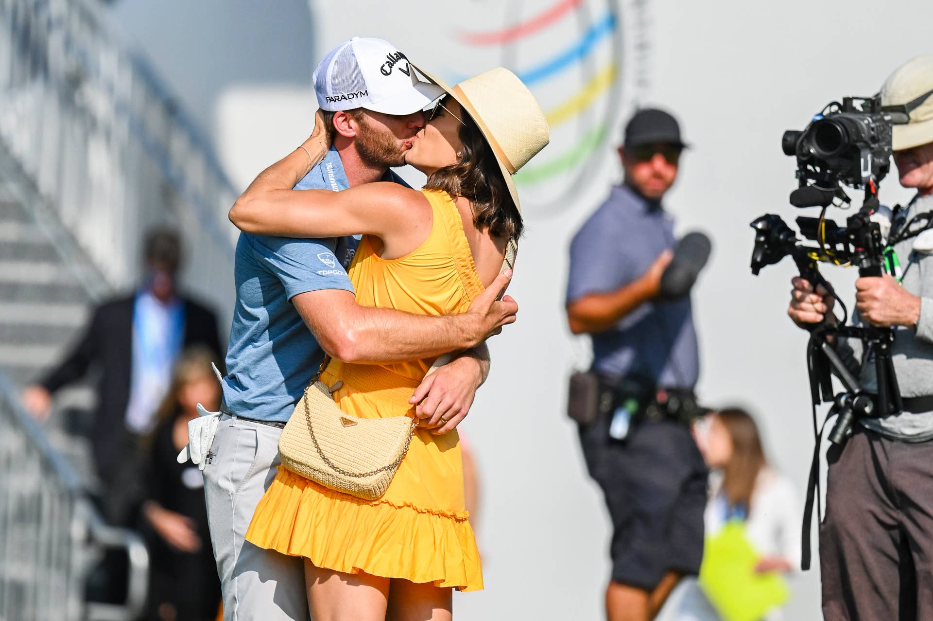 Sam Burns Gushed About Wife Caroline Campbell - Men's Journal