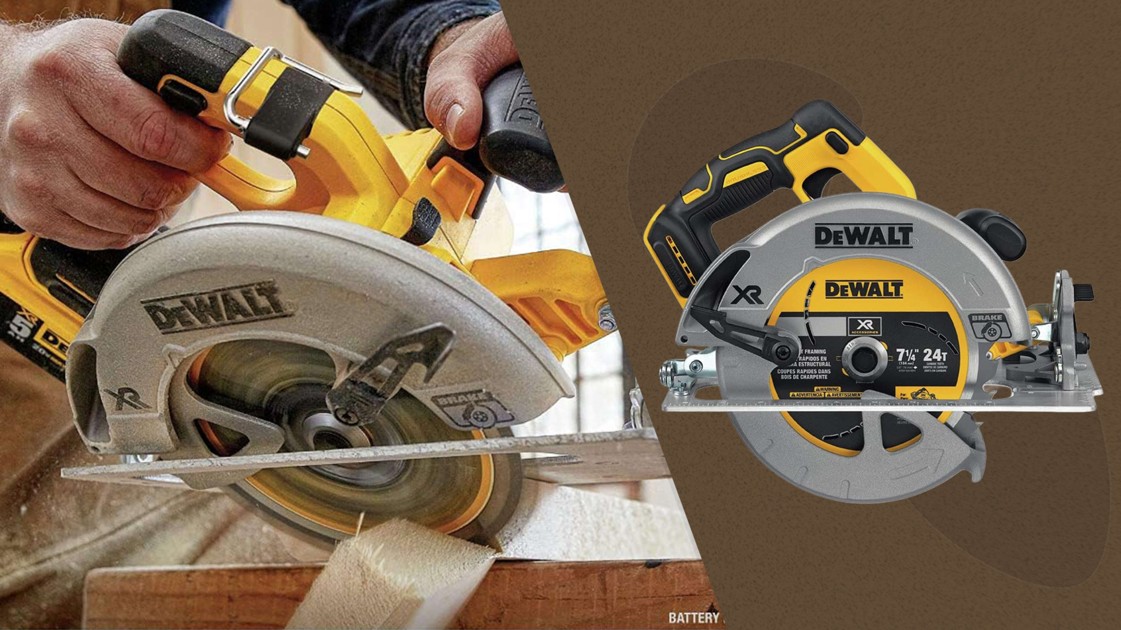 DeWalt's 20V Max 7 1/4-Inch Circular Saw Is $80 Off - Men's Journal