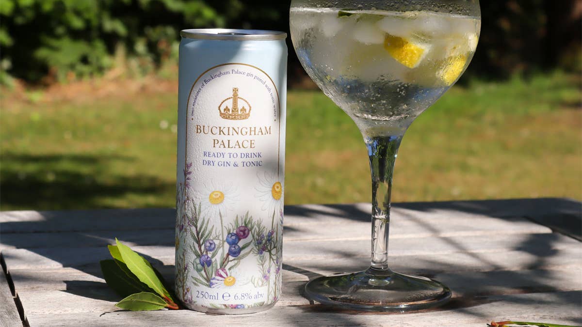 Buckingham Palace Launches Its Own Canned Gin & Tonic - Men's Journal