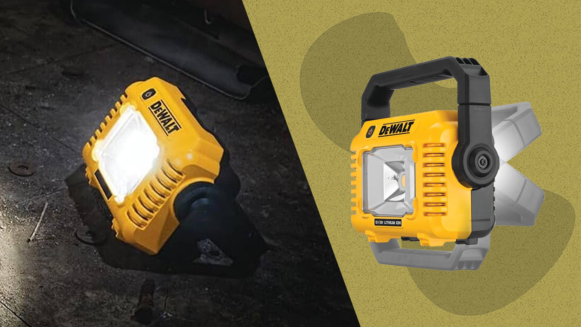 DeWalt's 20V Max LED Work Light Is Nearly 50% Off on Amazon - Men's Journal