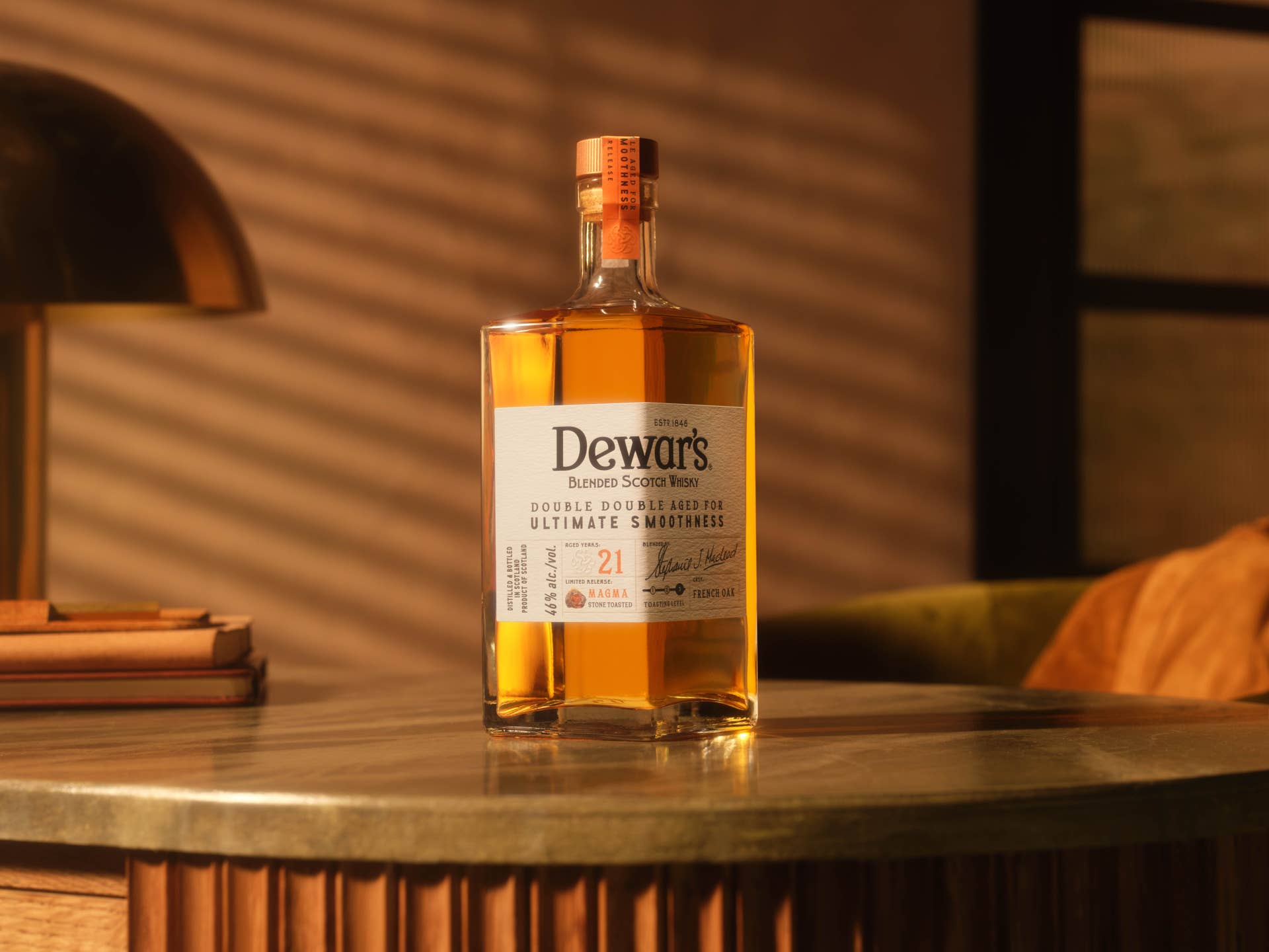 Dewar's Releases Double Double 21 Magma Stone Toasted Scotch Whisky ...