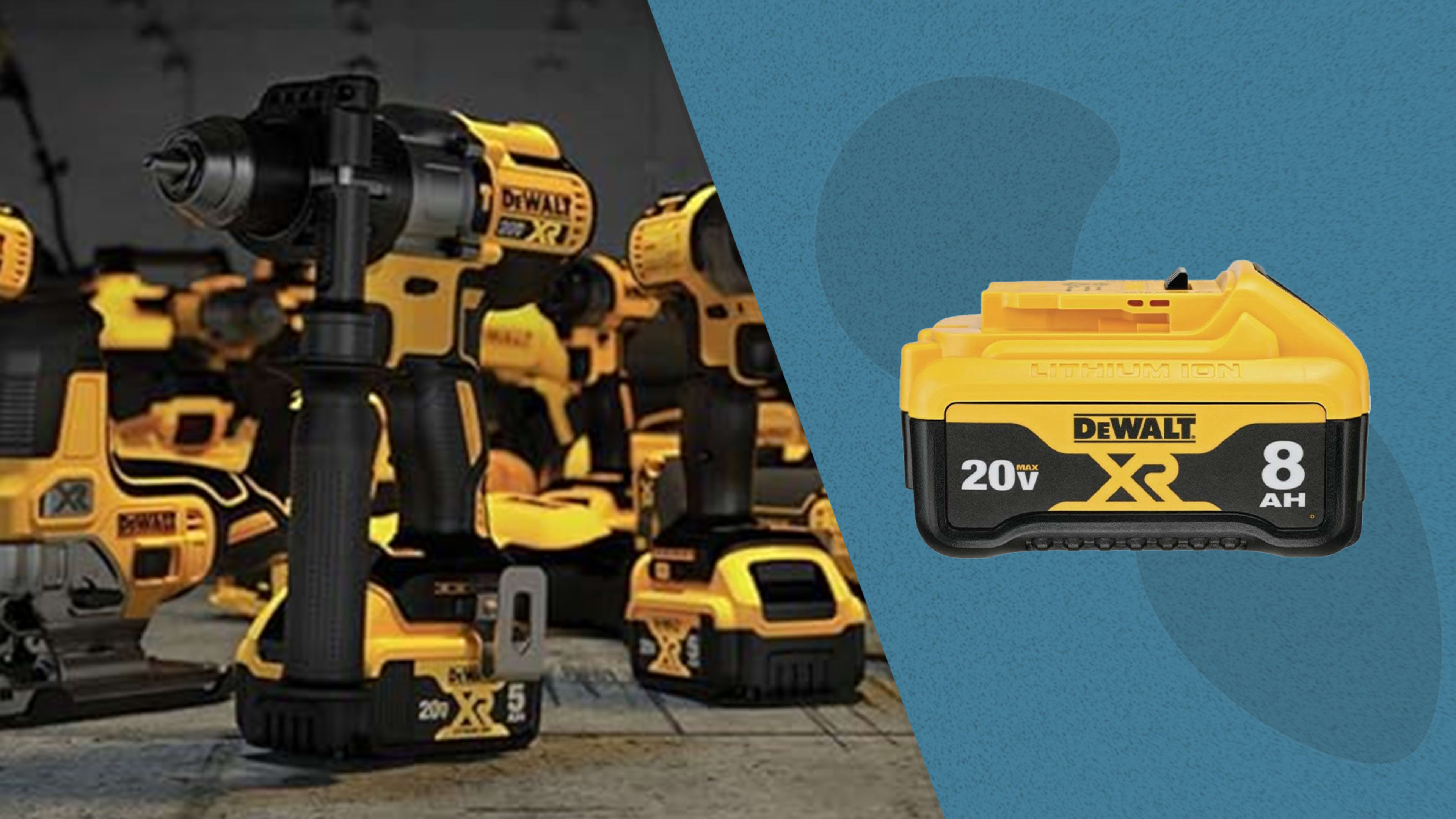 DeWalt's 20V 8Ah Batteries Are $70 Off on Amazon Right Now - Men's Journal