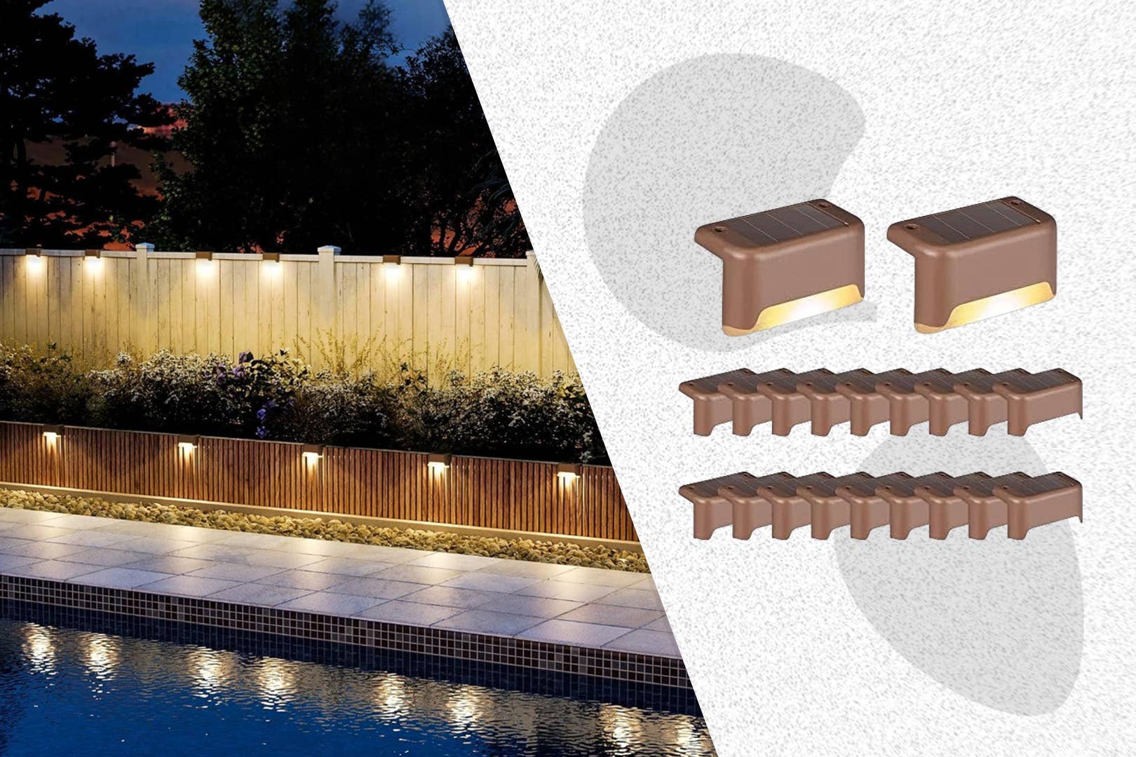 This Bestselling Solar Deck Lights Set Is 50% Off on Amazon - Men's Journal