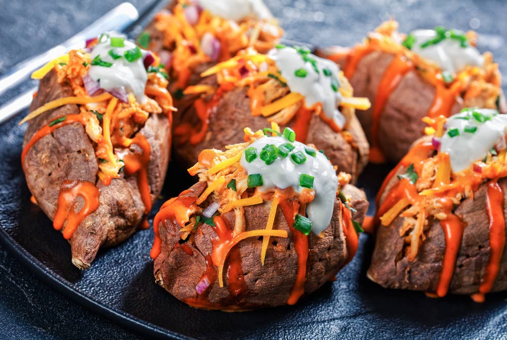 How to Make the 54g Protein Sweet Potato Dinner - Men's Journal