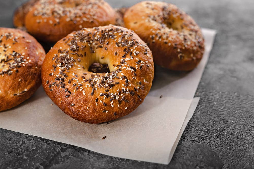 Quick High-Protein Bagels You Can Make in the Air Fryer - Men's Journal