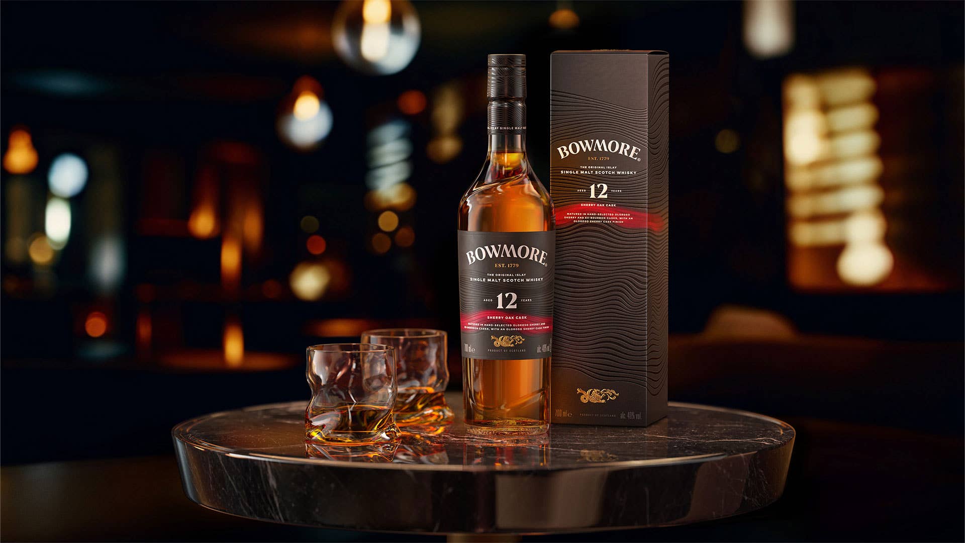Bowmore Drops Its Sherry Oak Cask Collection of Single Malts - Men's ...