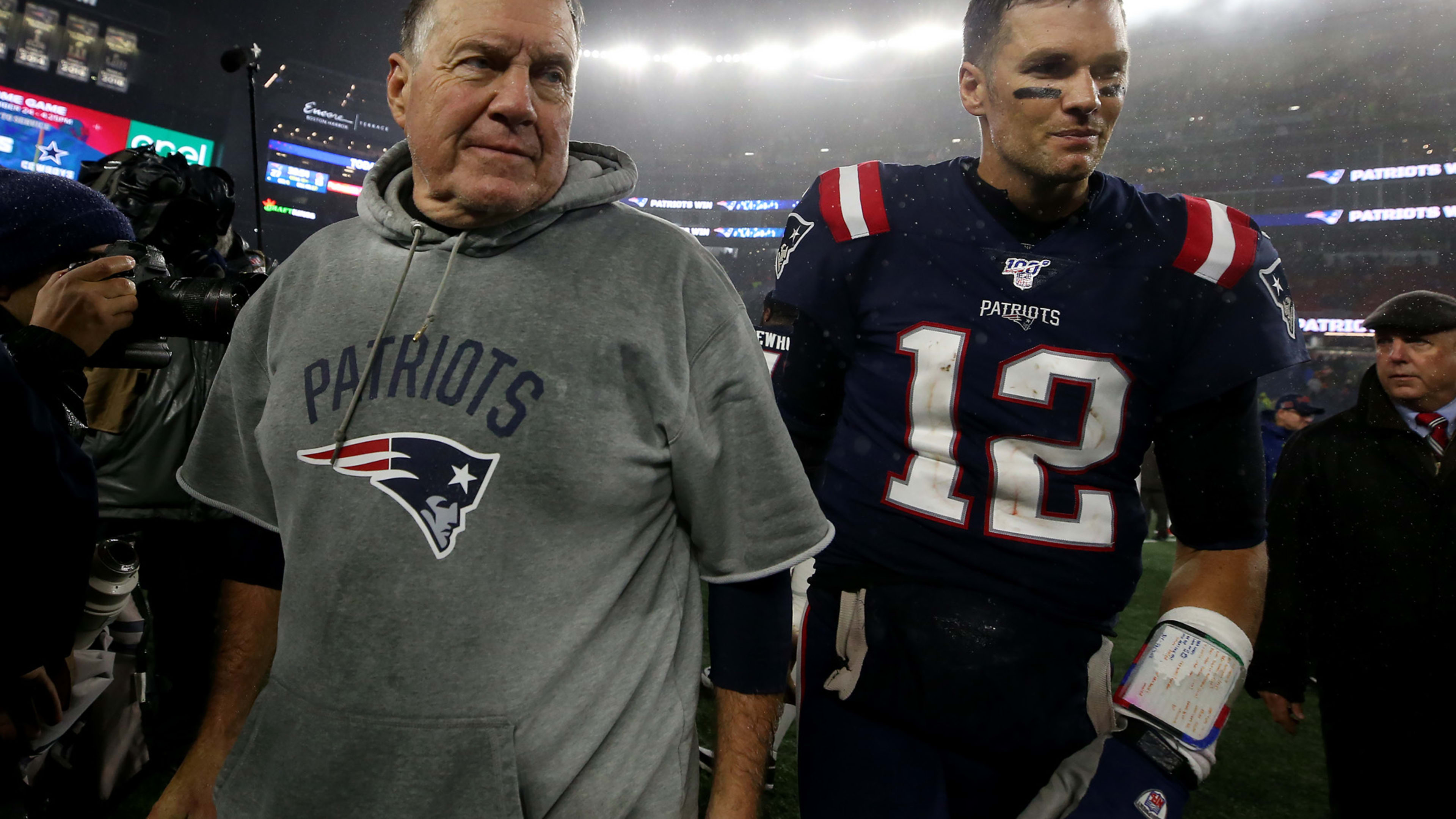 Bill Belichick's Girlfriend and Tom Brady's Rumored Fling Were Sitting ...