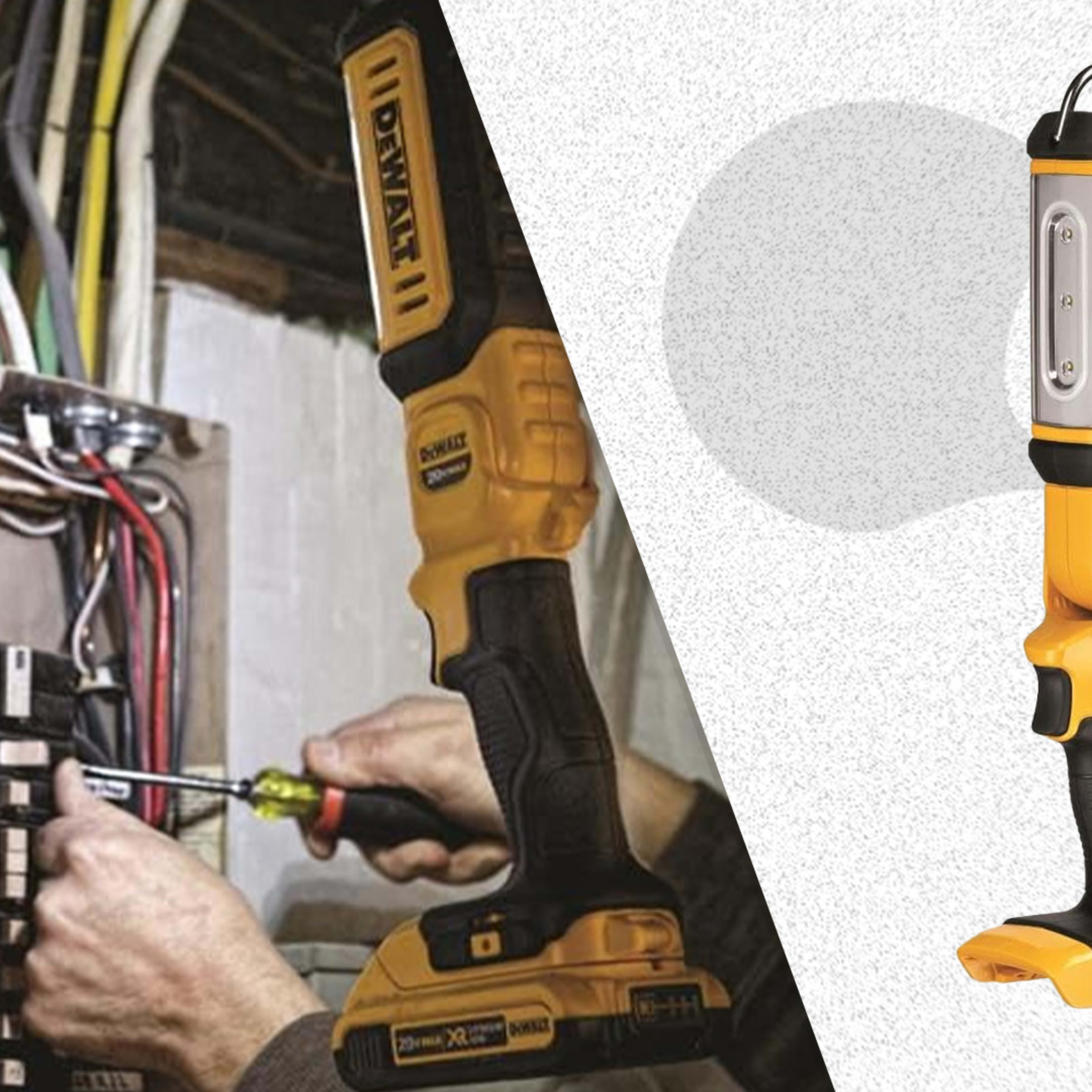 DeWalt’s 20V Max Pivoting LED Work Light Is Nearly 40% Off - Men's Journal