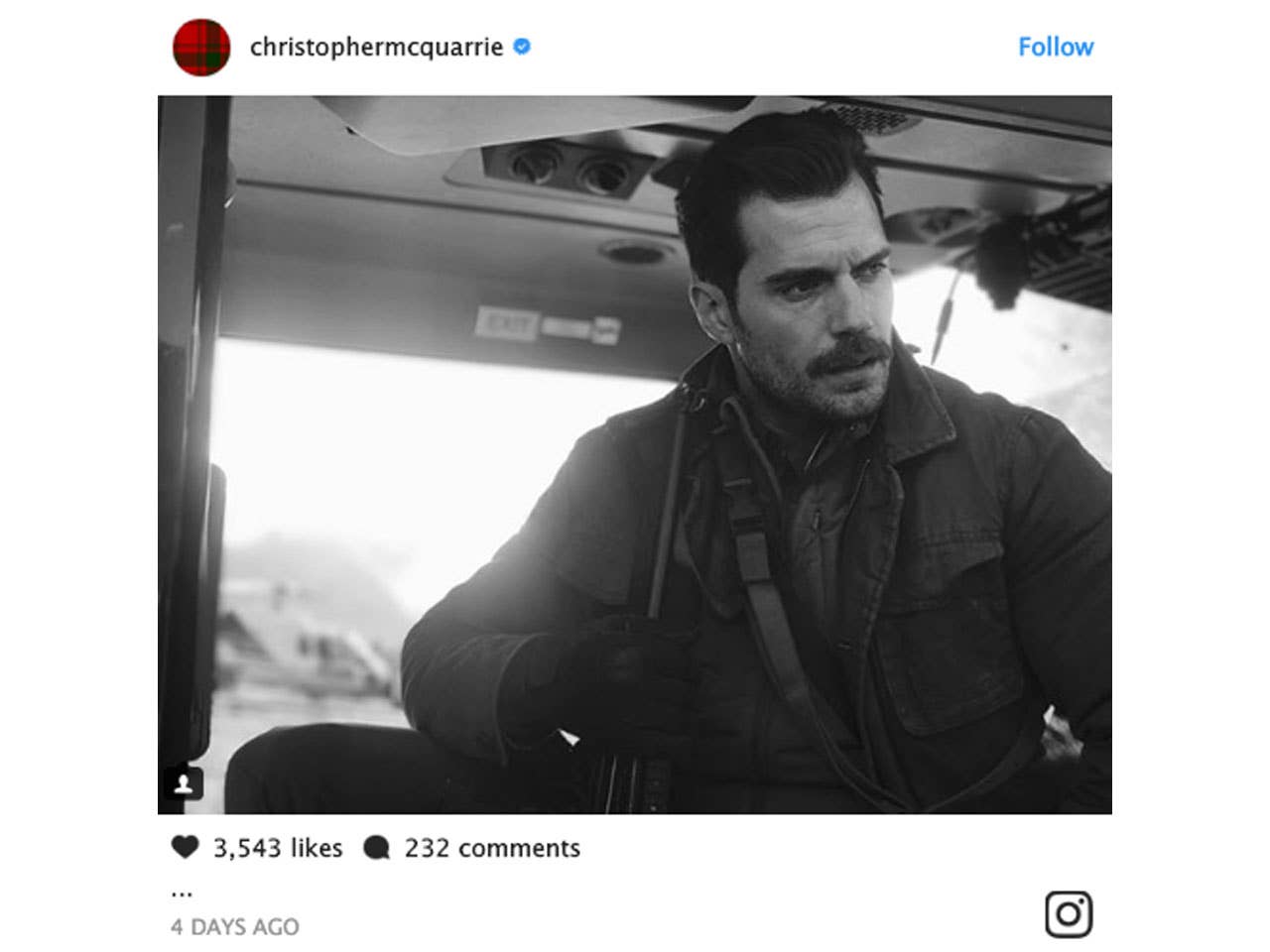 How to Grow an Epic Mustache Like Henry Cavill in 'Mission Impossible ...