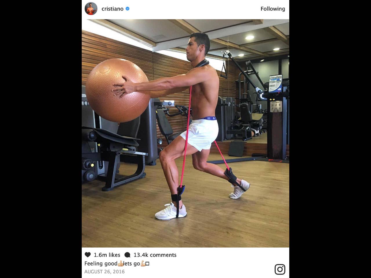 Cristiano Ronaldo’s 21 Most Shredded Instagram Workout Photos - Men's ...