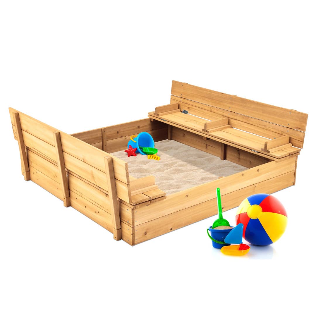 This Popular Wooden Sandbox Is 55% Off at Walmart Right Now - Men's Journal