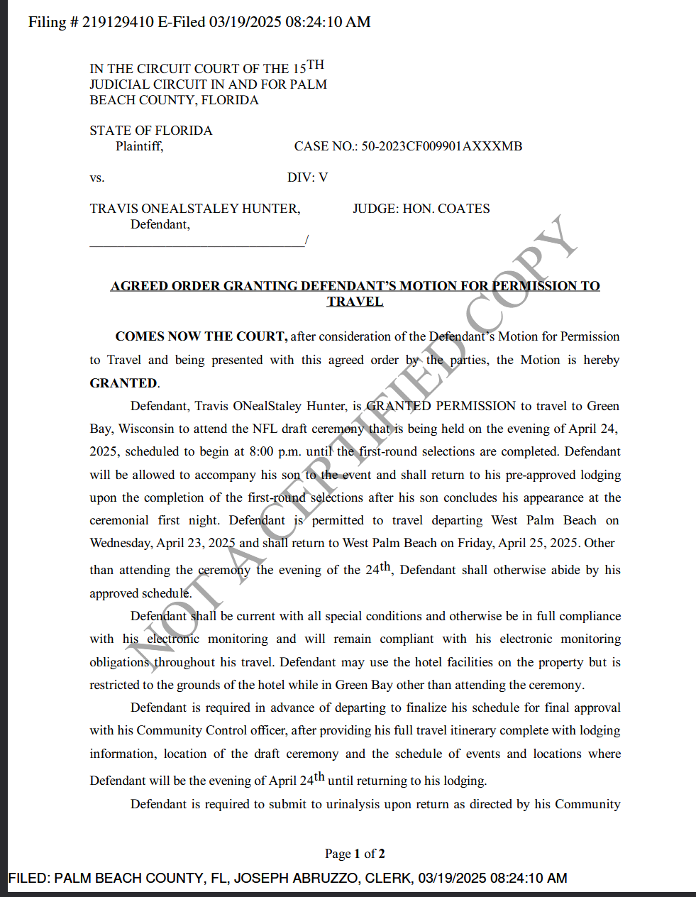 Why Travis Hunter's Dad Is Serving Three Years Probation - Men's Journal