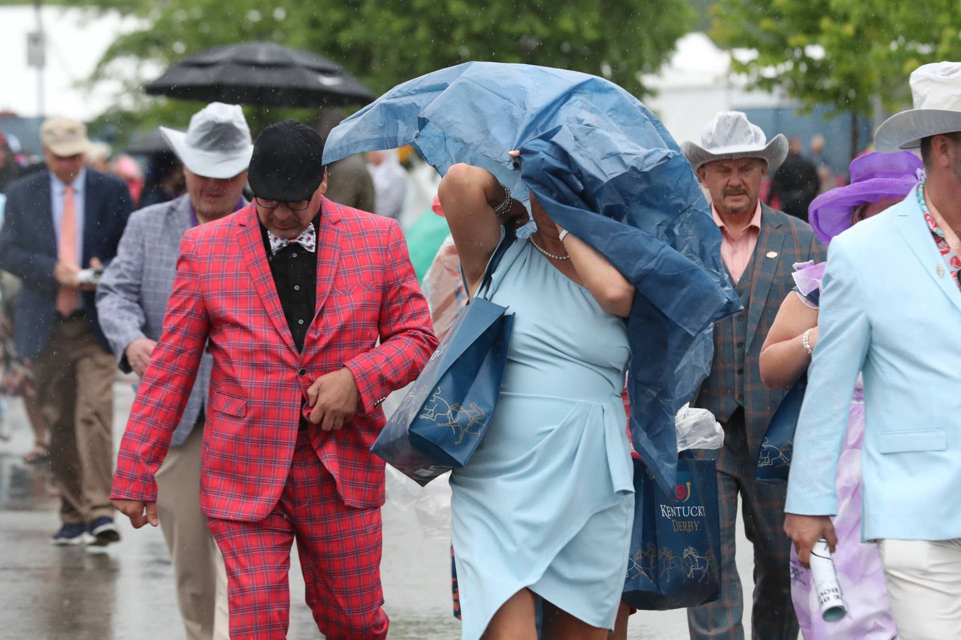 Men Turn Heads in Colorful Kentucky Derby Style at Churchill Downs ...