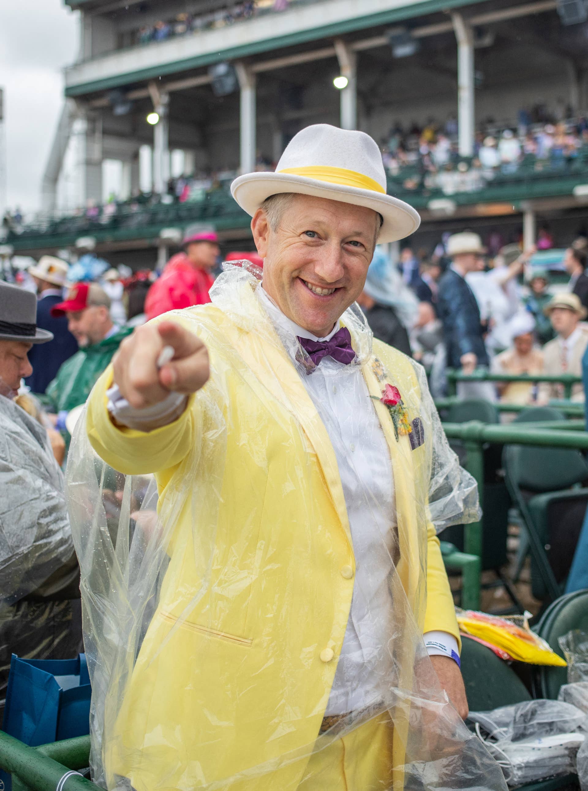 Men Turn Heads in Colorful Kentucky Derby Style at Churchill Downs ...