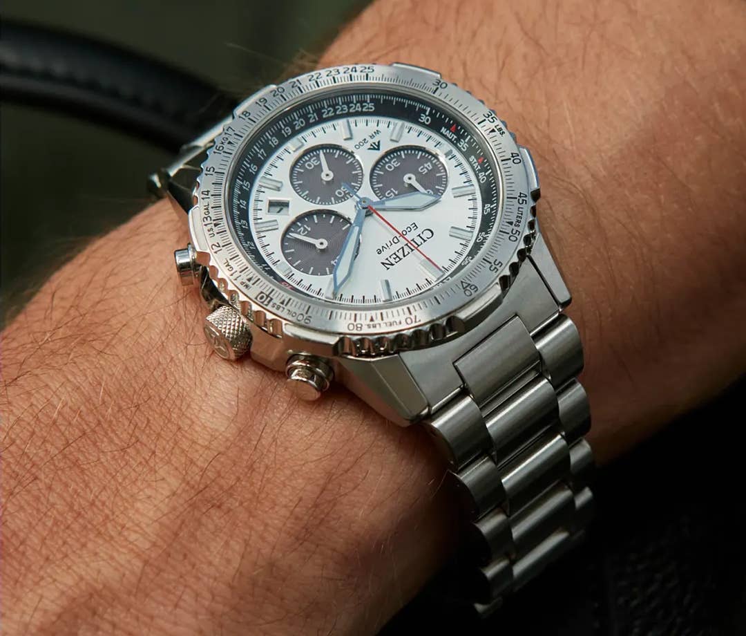 Breitling Navitimer Chronograph Watch Dupe: Citizen Navihawk - Men's ...
