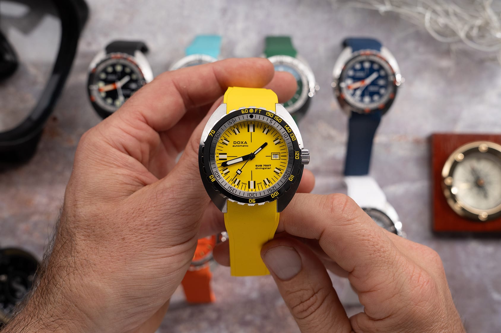 DOXA Revives a Dive Watch Icon with a Slimmer Design, the New SUB 750T - Men's Journal