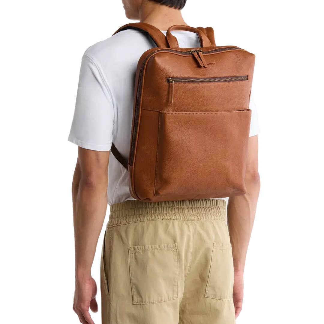 Johnston & Murphy’s Slim Leather Backpack Is Over 60% Off - Men's Journal