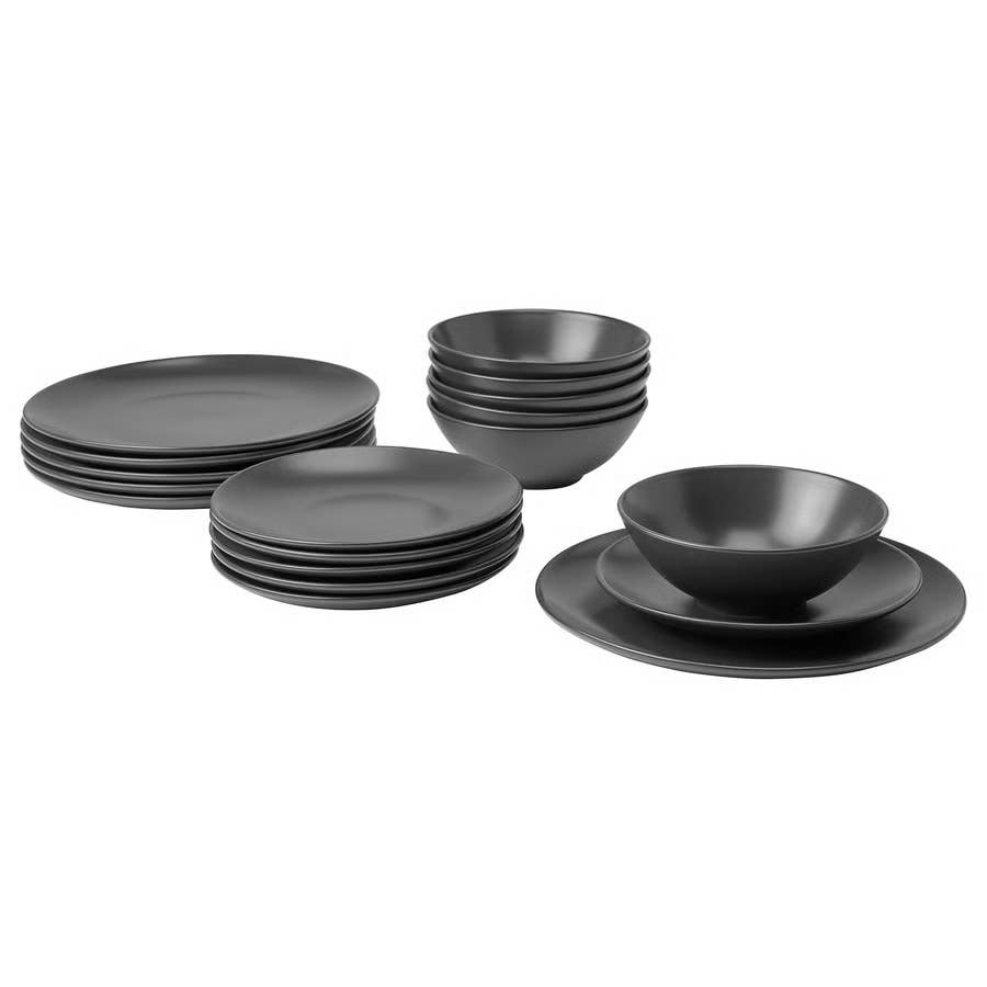 IKEA's Sleek and Modern Dinnerware Set Is a Steal at $50 - Men's Journal