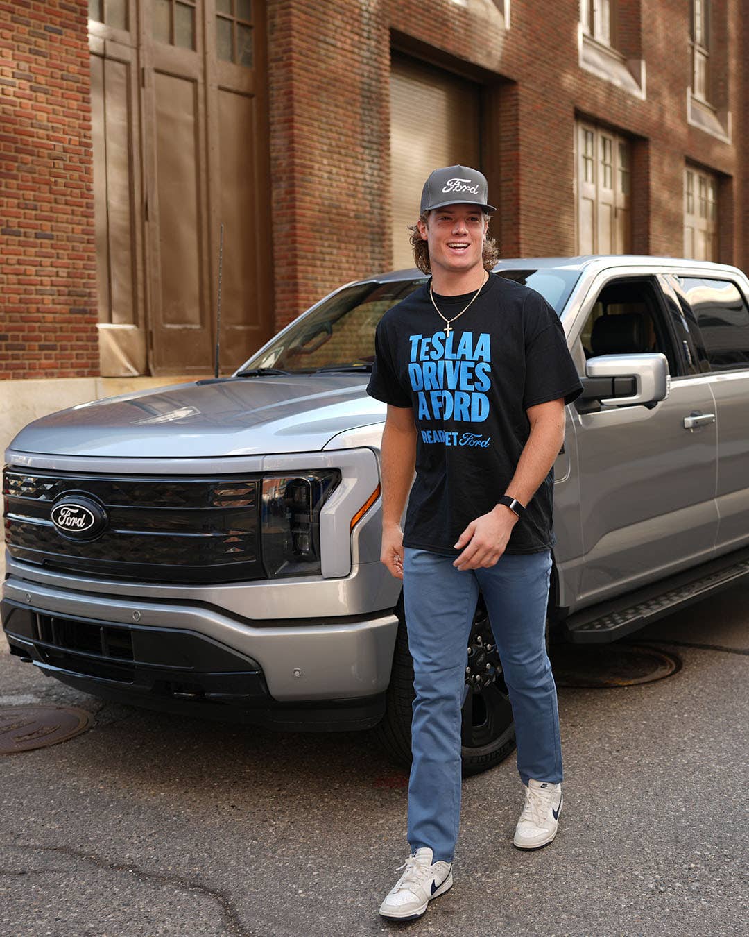 NFL Rookie Isaac TeSlaa is Now An Electric Vehicle Brand Ambassador ...