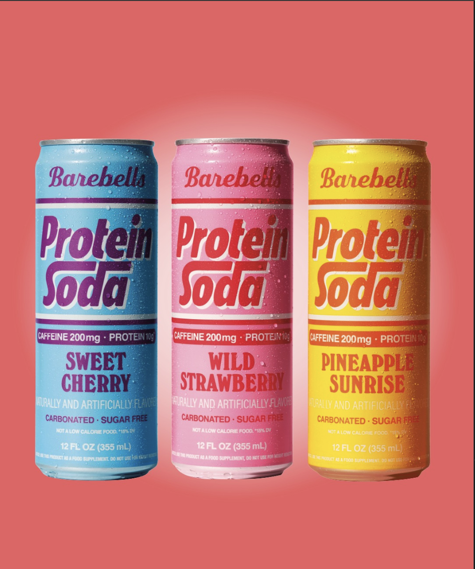 Barebells’ New Protein Soda Packs 200mg Caffeine and 10g Protein - Men ...