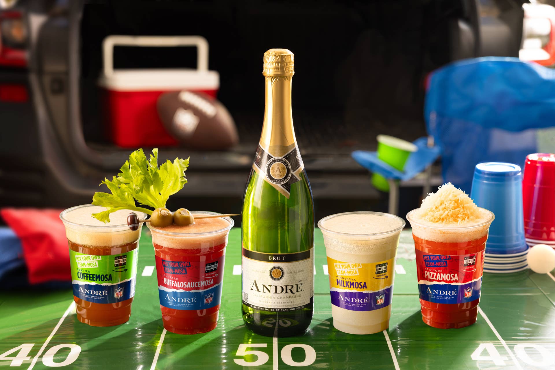 André Champagne Creates a Mimosa for All 32 NFL Teams - Men's Journal