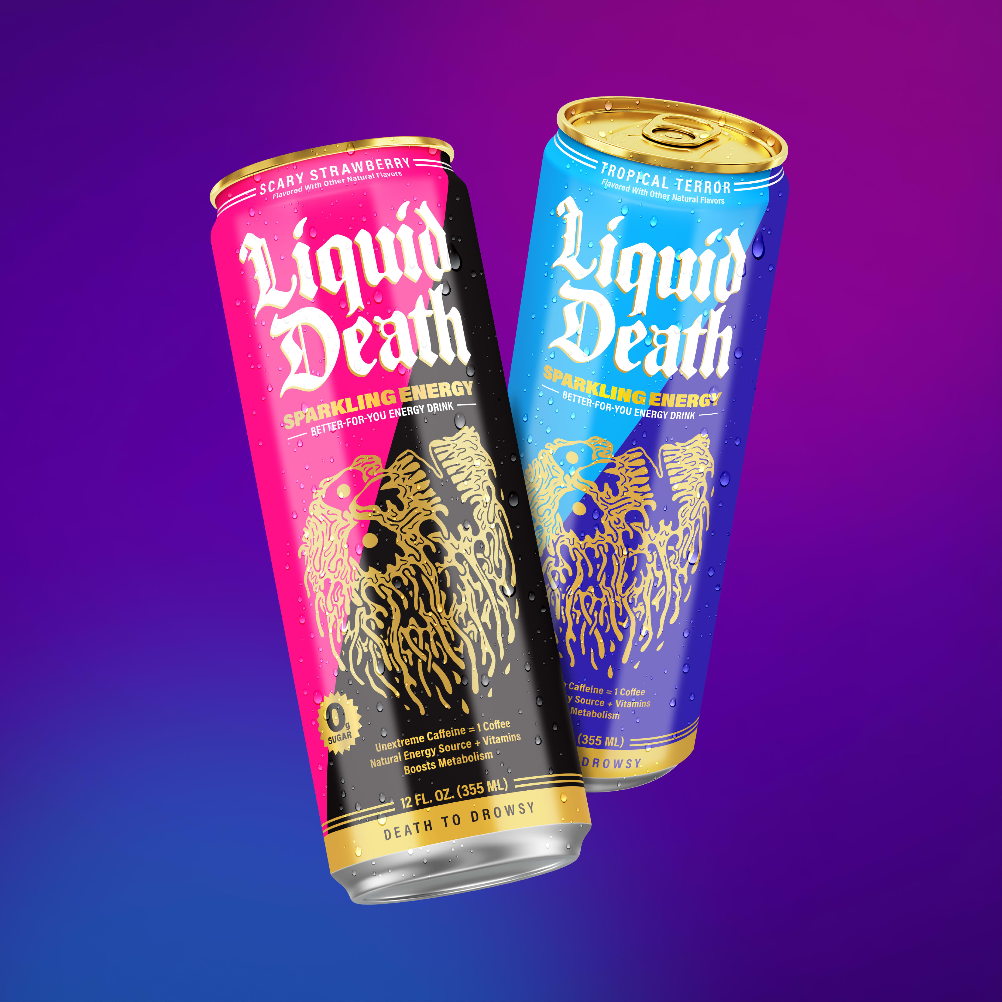 Liquid Death's New Energy Drinks Give a Perk Without Jitters - Men's ...