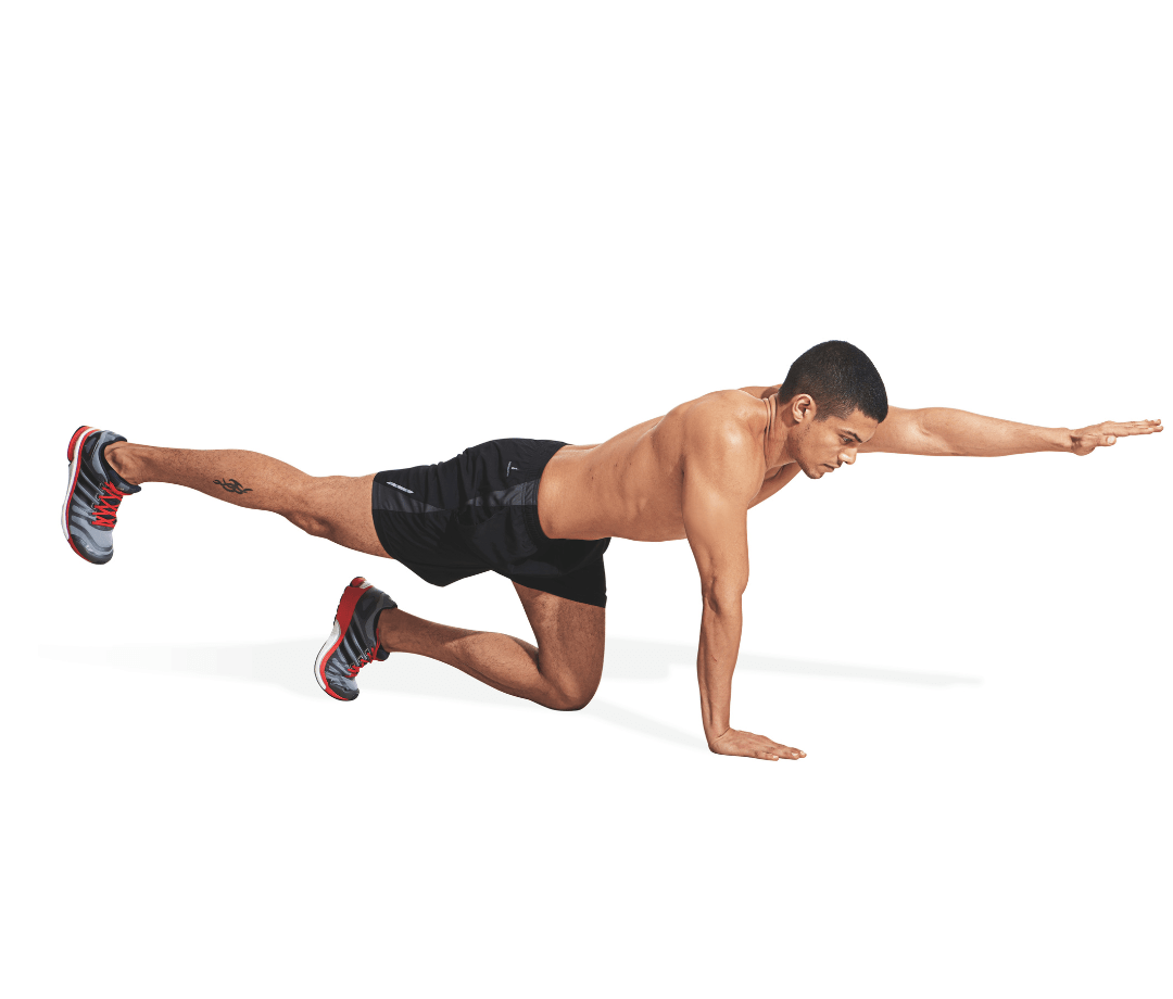 Physical Therapist Recommends Bird Dog to Reverse Aging - Men's Journal