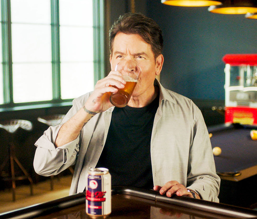 Charlie Sheen on Making Wild AF Cold Gold Nonalcoholic Beer - Men's Journal