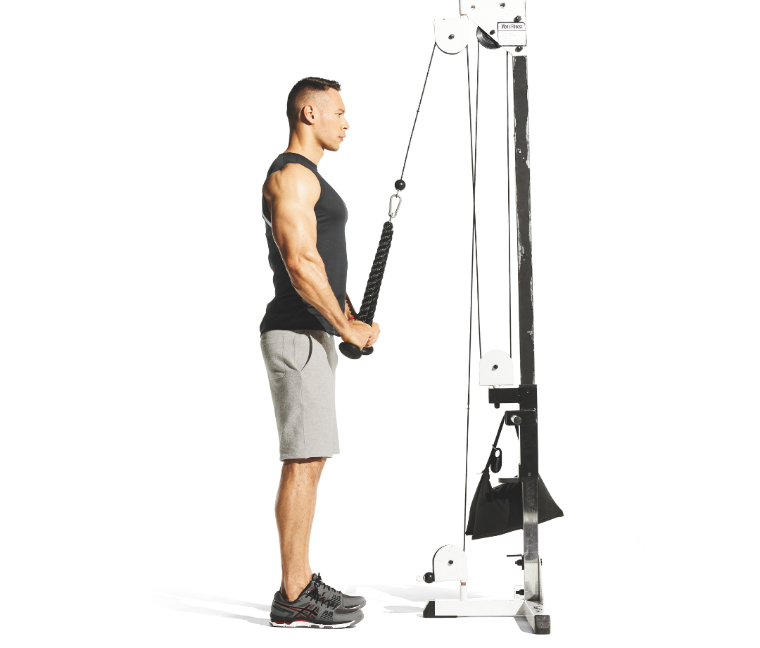 Trainer Ranks Best Cable Attachments for Tricep Exercises - Men's Journal
