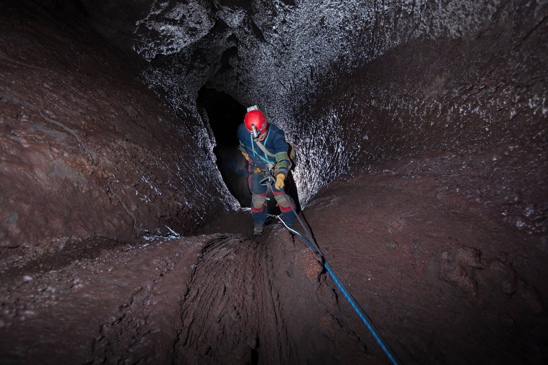 Stunning photos taken of secret lava cave | Men's Journal