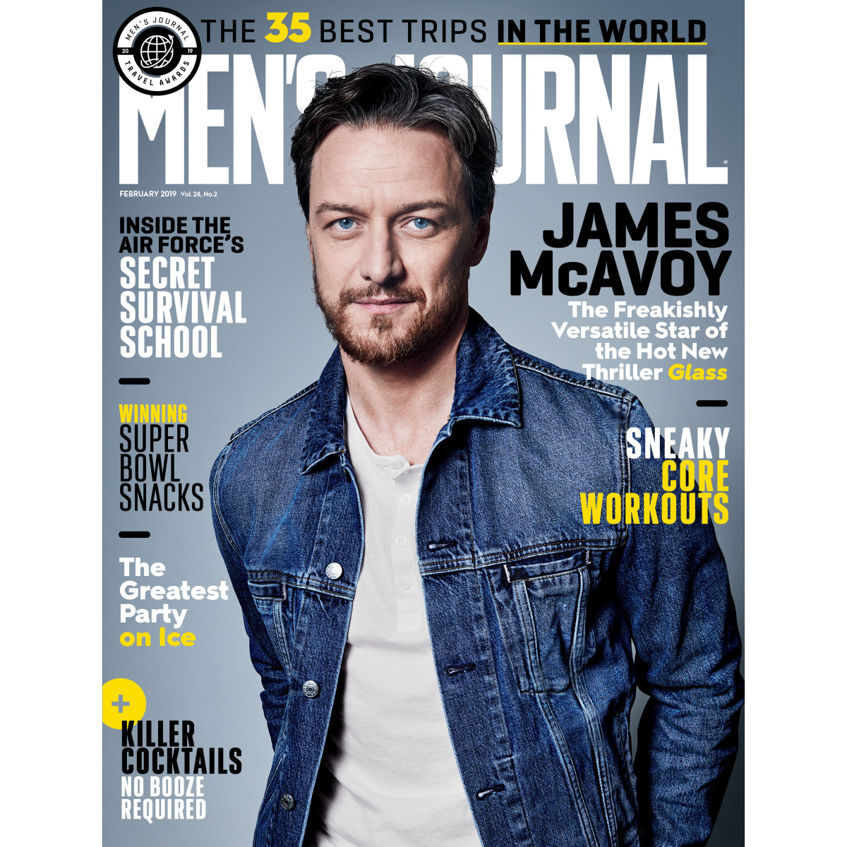James McAvoy Covers the February Issue of Men's Journal James McAvoy Covers the February Issue of Men's Journal