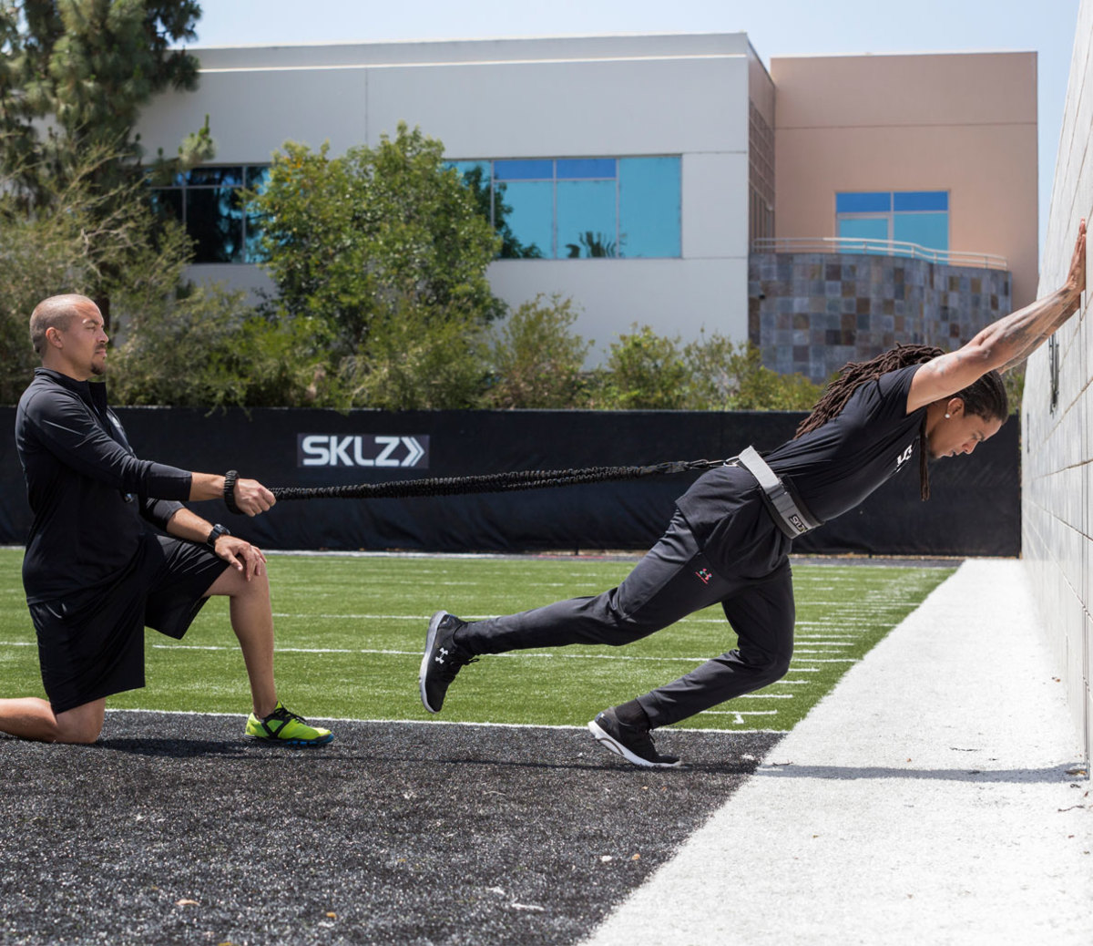 Football Drills: Build power with Jason Verrett’s Pro Bowl workout ...